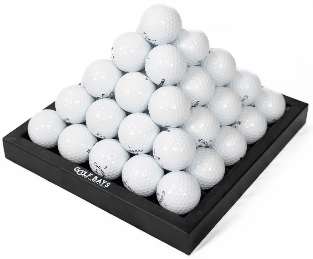 GolfBays Pyramid Ball Tray (50 Balls) - GolfOnline