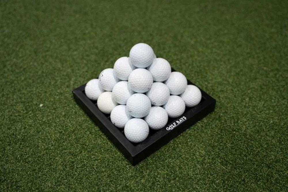 GolfBays Small Pyramid Ball Tray (30 Balls) - GolfOnline