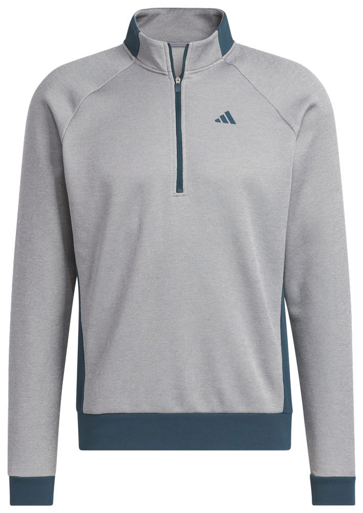 adidas Mens DWR 1/4 Zip Block Pullover - GolfOnline