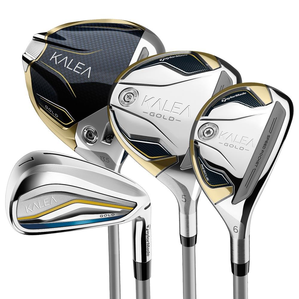 TaylorMade Ladies Kalea Gold 10-Pc Club Set (Graphite Shaft) - GolfOnline