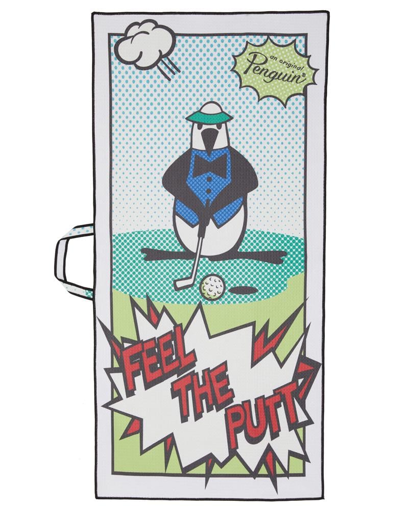 Original Penguin Feel The Putt Waffle Towel - GolfOnline