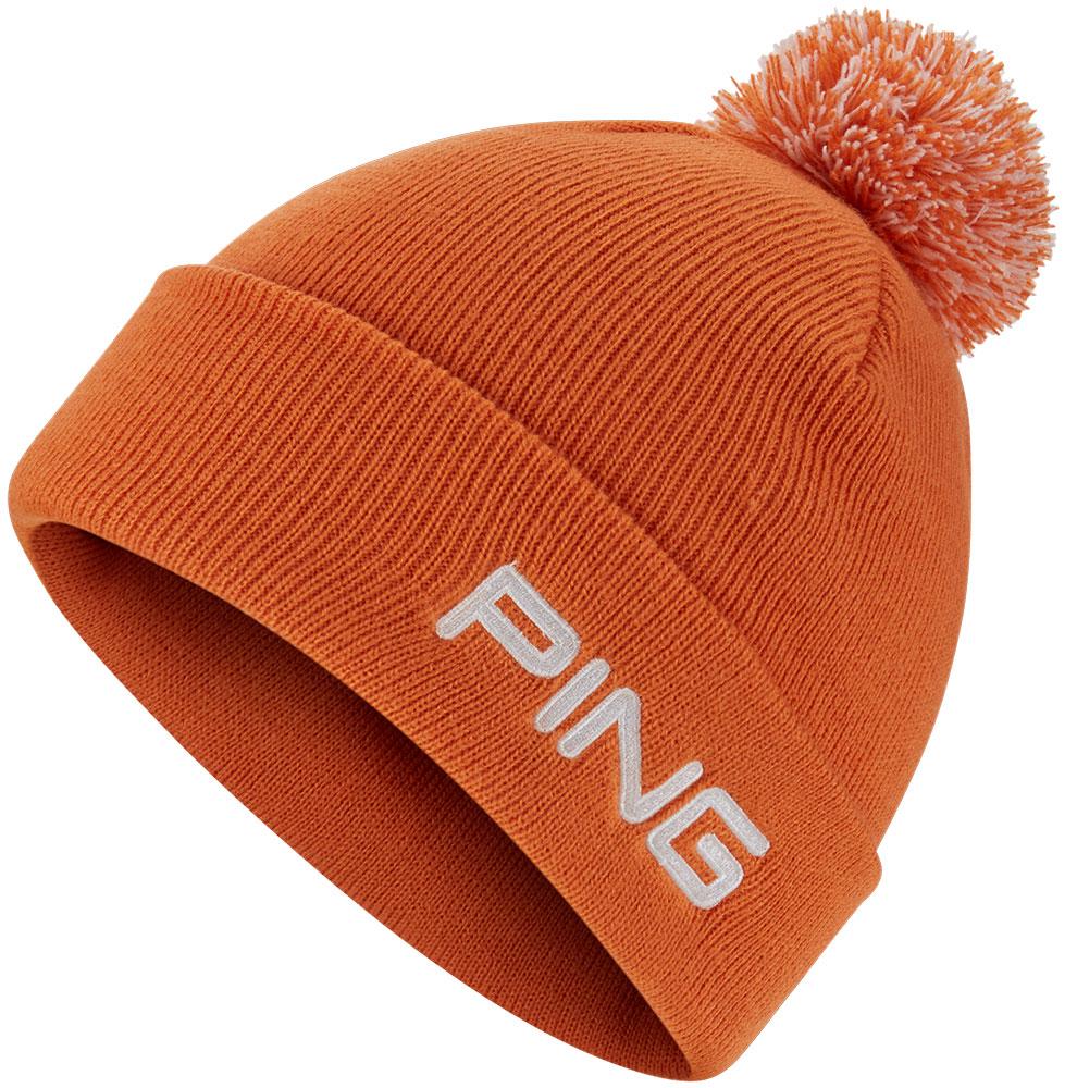Ping Mens Cresting Knit Bobble Beanie Hat - GolfOnline