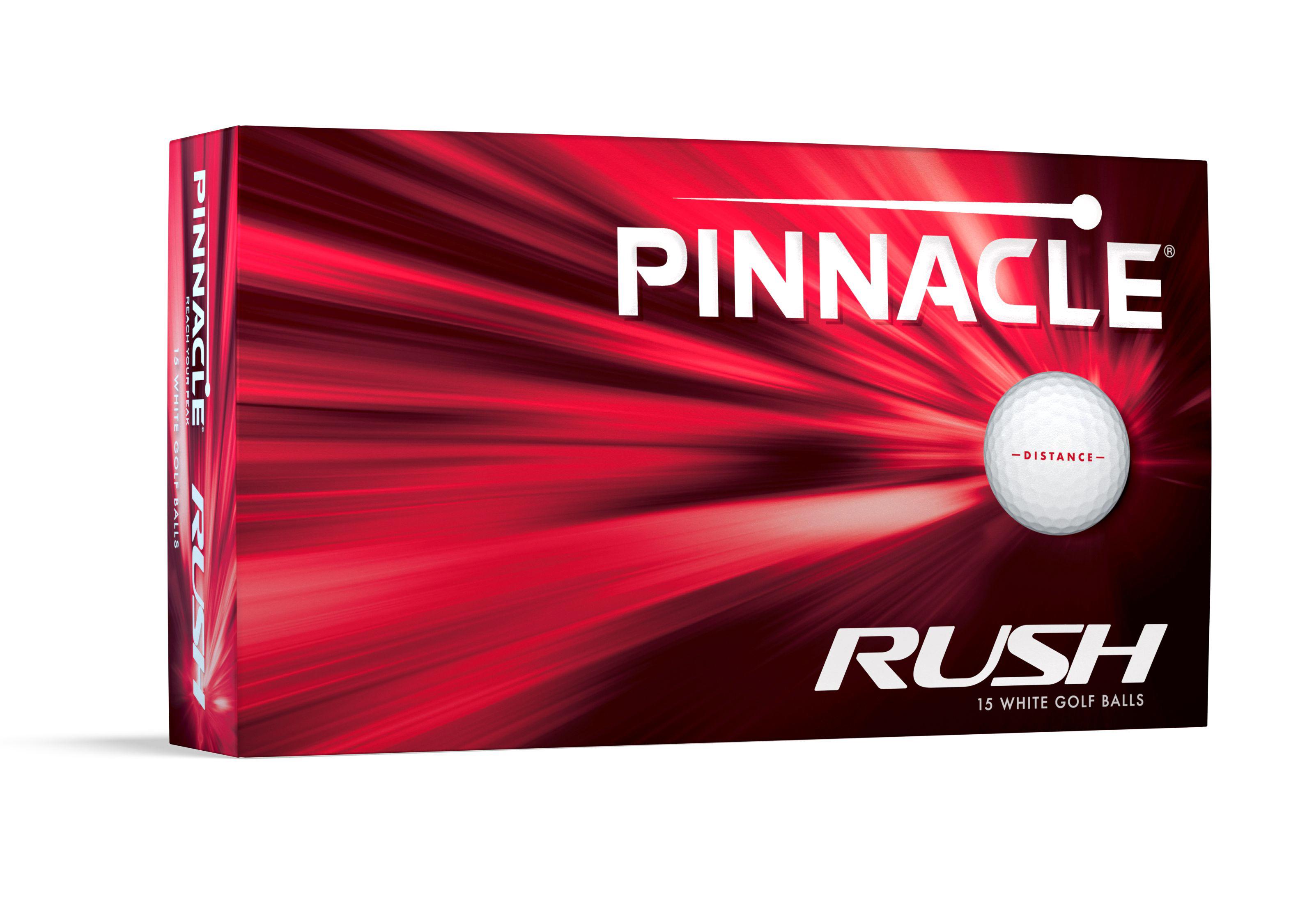 Pinnacle Rush White Golf Balls (15 Balls) 2025 - GolfOnline