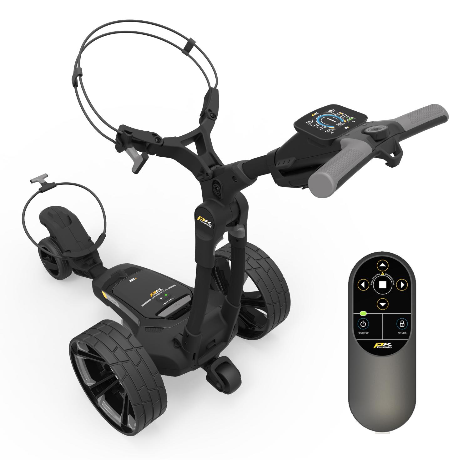 Powakaddy RX1 GPS Remote Electric Trolley with XL Plus Lithium Battery ...