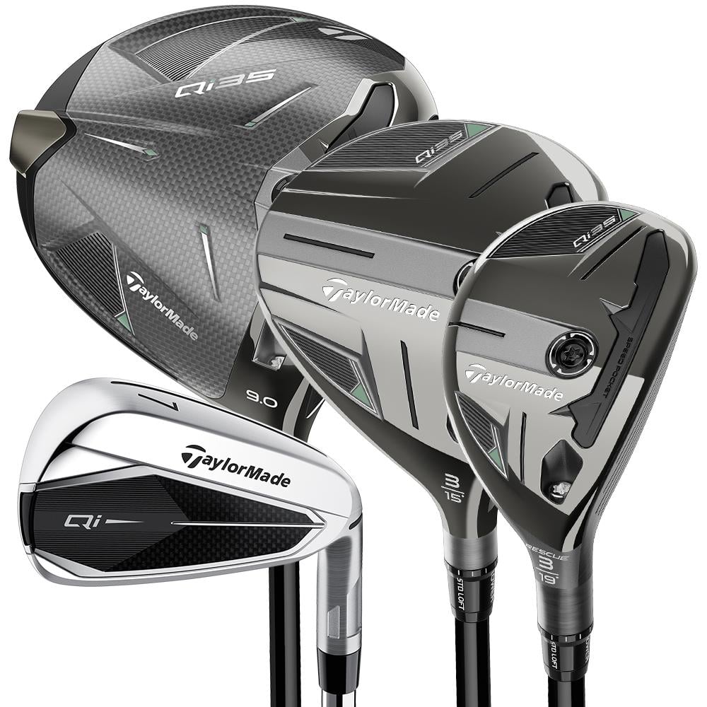 TaylorMade Qi35 10-Piece Golf Set (Steel/Graphite) - GolfOnline
