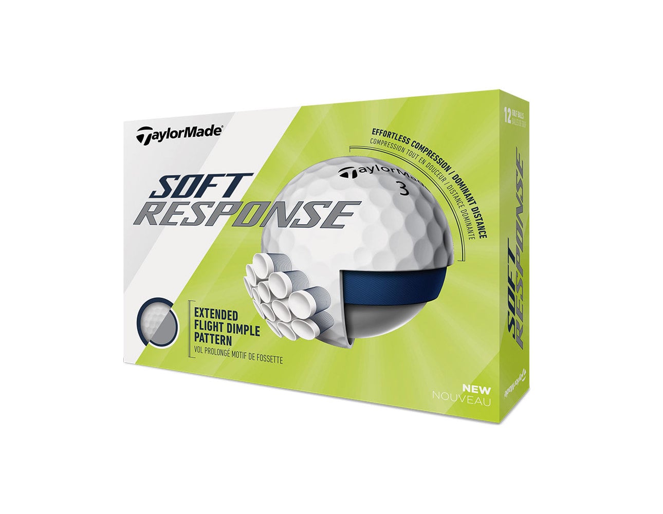 TaylorMade Soft Response Golf Balls (12 Balls) - Golfonline