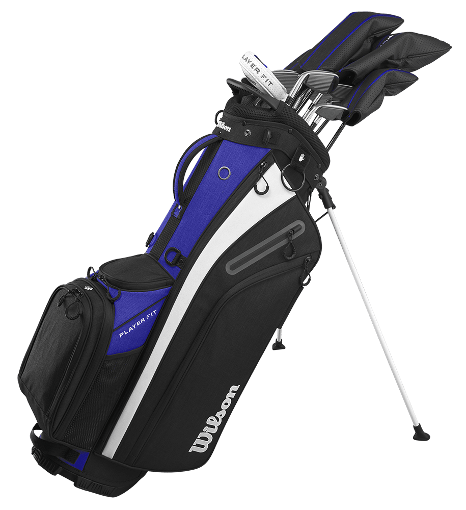 Wilson Mens Player Fit Premium Complete Golf Set (Steel/Graphite ...